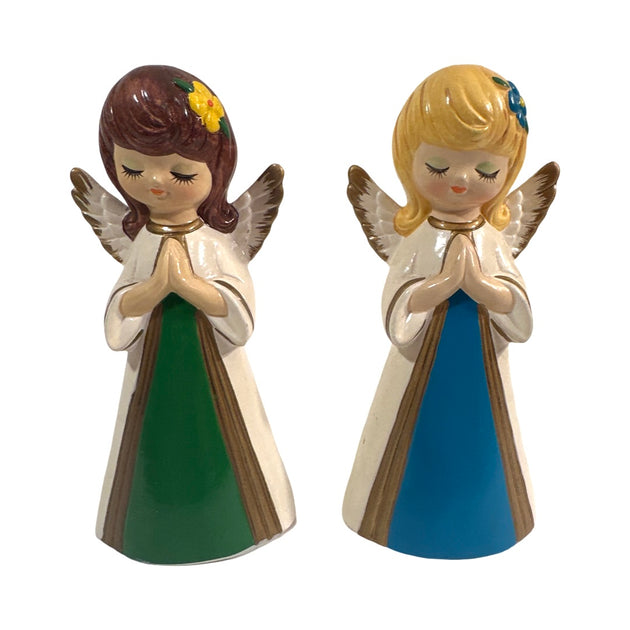 Mid-Century Praying Angels Figures (Set of 2) | Retro Solstice