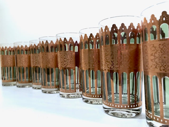 Capri Glass Company of California Mid-Century Highball Glasses (Set of ...