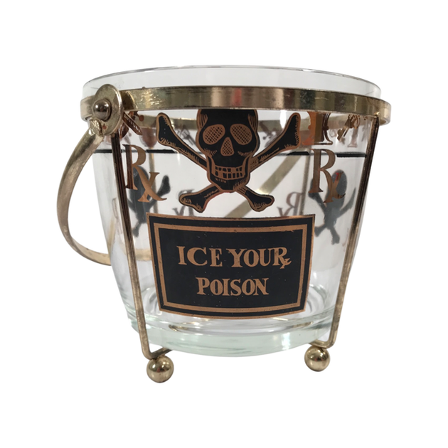 Georges Briard Mid-Century Ice Your Poison 2 Piece Ice Container Set ...